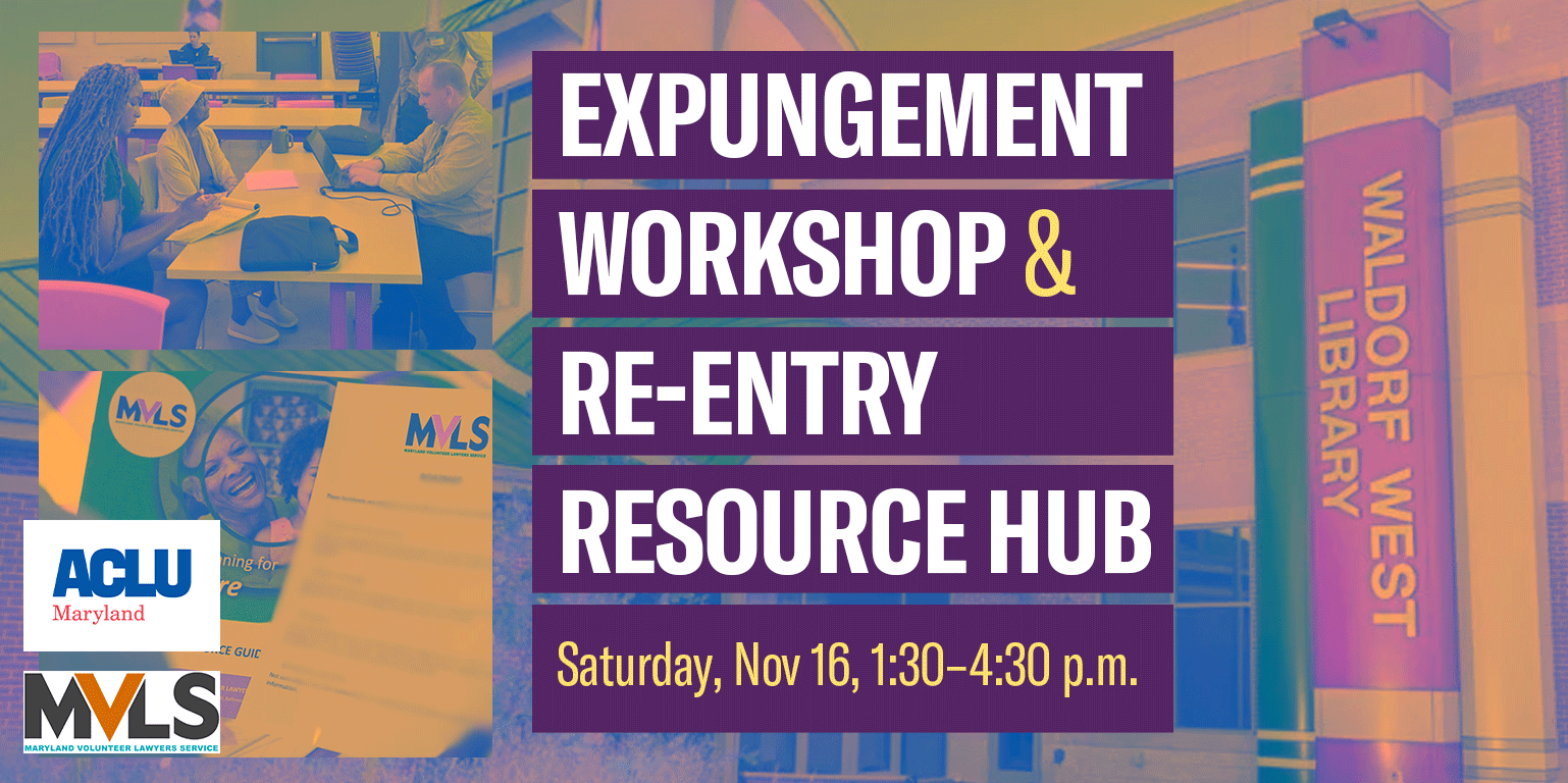 Expungement Workshop and Re-entry Resource Hub in Charles County ...