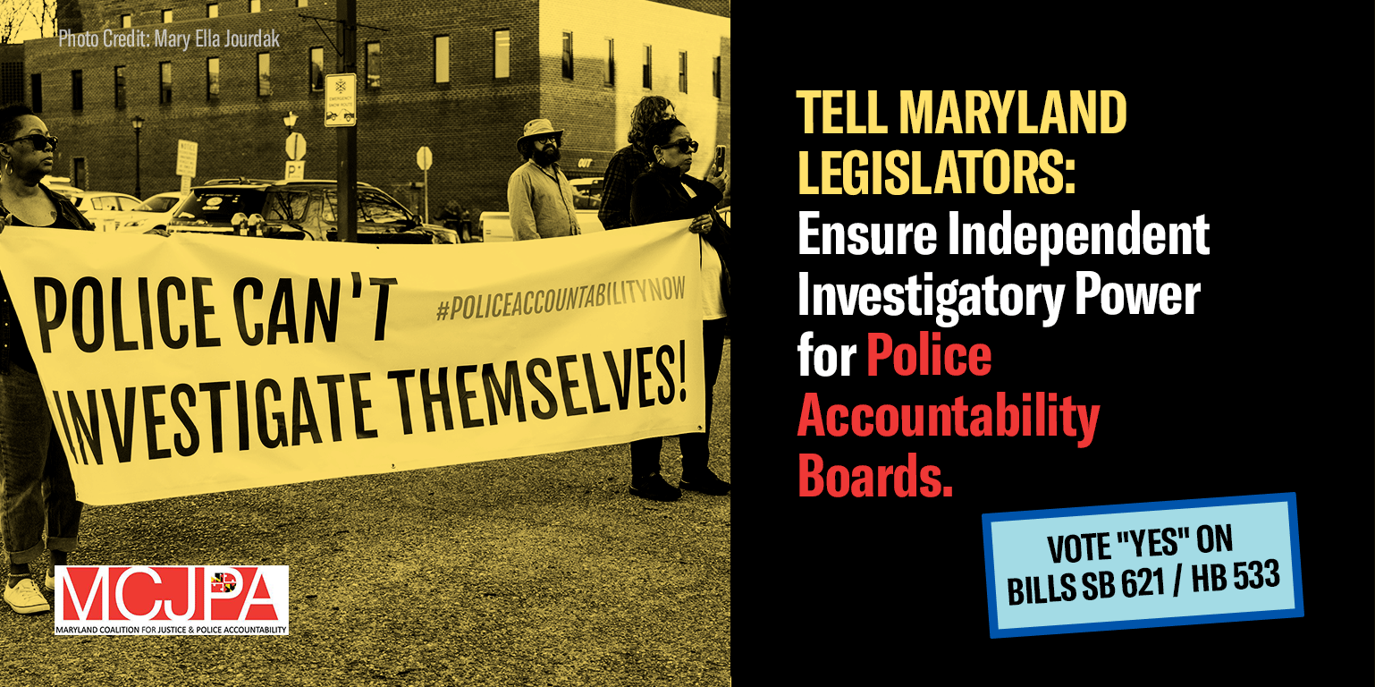 Ensure Independent Investigatory Powers to Police Accountability Boards ...